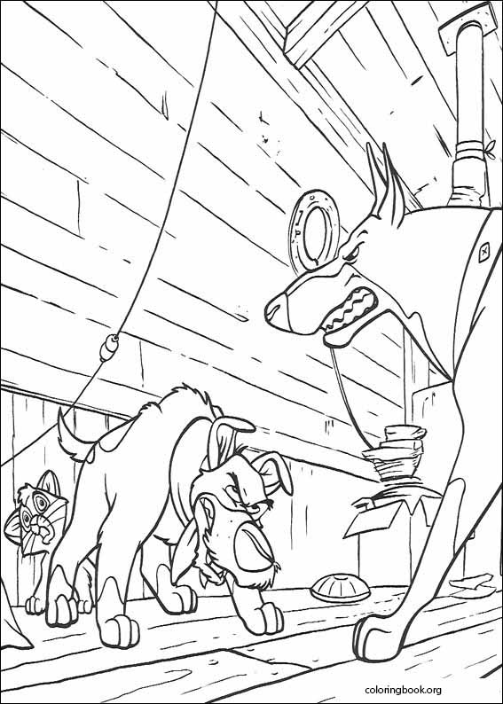 Oliver And Company Coloring Pages