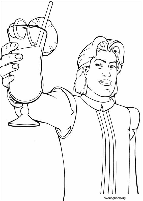 Shrek The Third Coloring Pages
