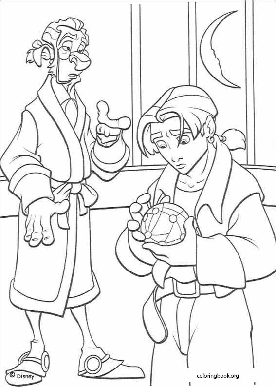 Treasure Planet Coloring Pages