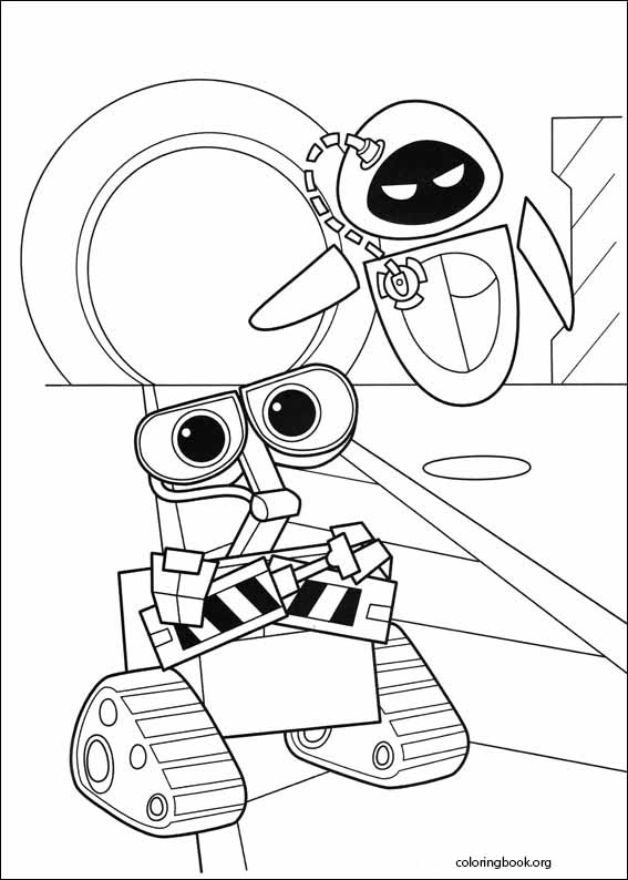 Wall E Coloring Pages Printable